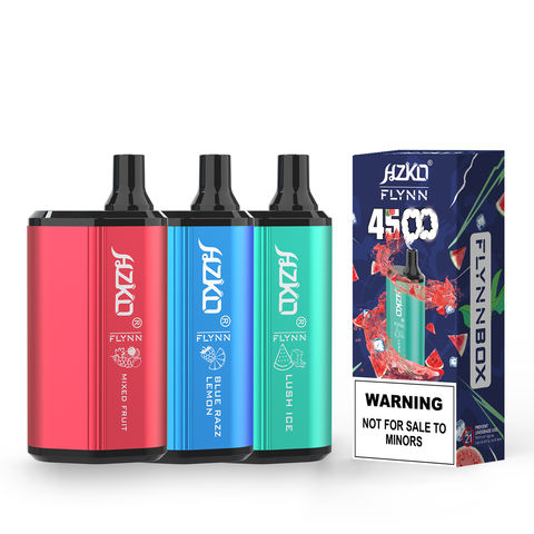 China Original HZKO FLYNN 4500 puffs 1500mah battery Disposable Vape ...