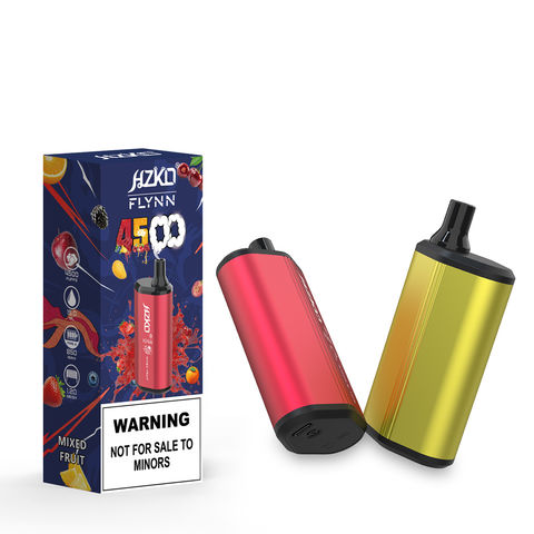 China Original HZKO FLYNN 4500 puffs 1500mah battery Disposable Vape ...