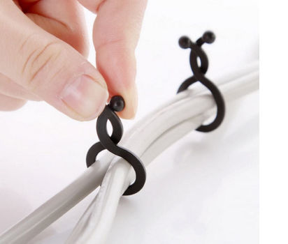 Twist Lock Cable Wire Ties Nylon U Shape Save Place 24mm Dia White ...