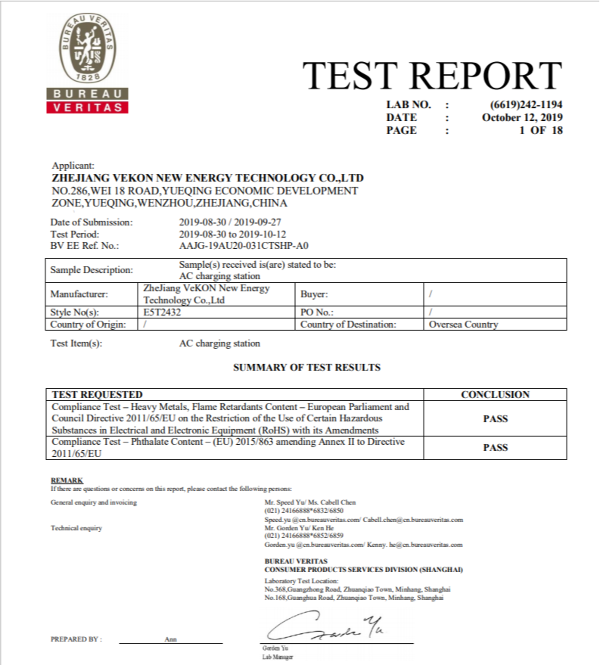 China AC Electric Vehicle Charging Station Socket Type Ce Certified on ...