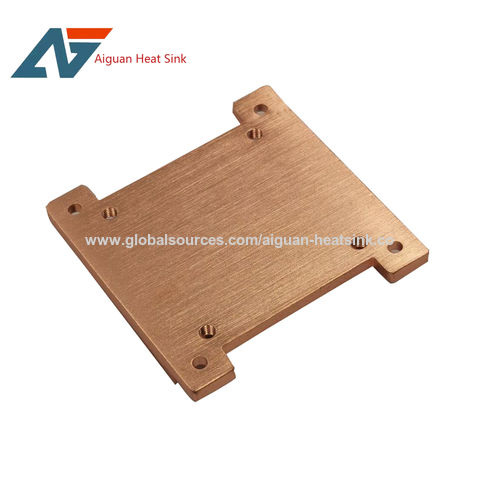 China 50MM Wide Copper Heat Sink Custom For Testing Industry on Global ...