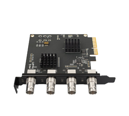 China 4 channel SDI video Recorder 4K PCIe Capture Card Low-Latency for ...