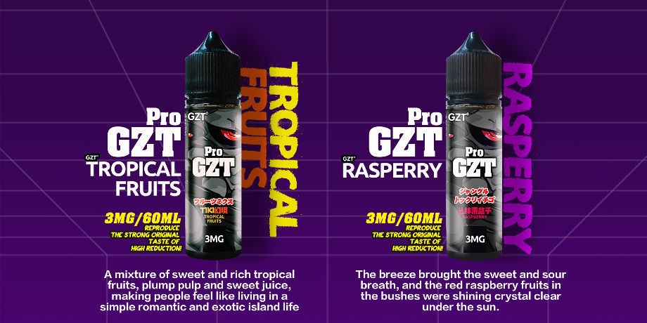 Vape Nicotine Oil GZT PRO 60ml Electronic Cigarette Refill Liquid ...