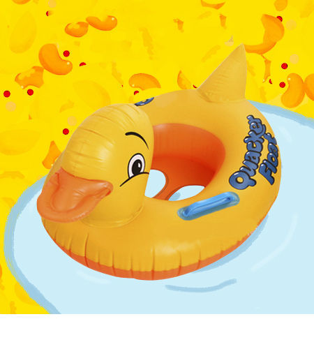 China Inflatable Swimming Ring Duck Sitting Ring Baby Baby Swimming ...