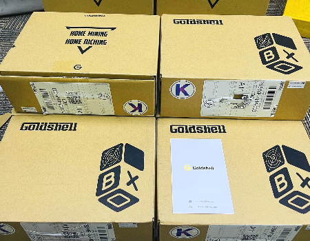 New Goldshell HS box 235GH/s 230W KD6 CK6 HS6 LT6 Used Gold Shell CK ...