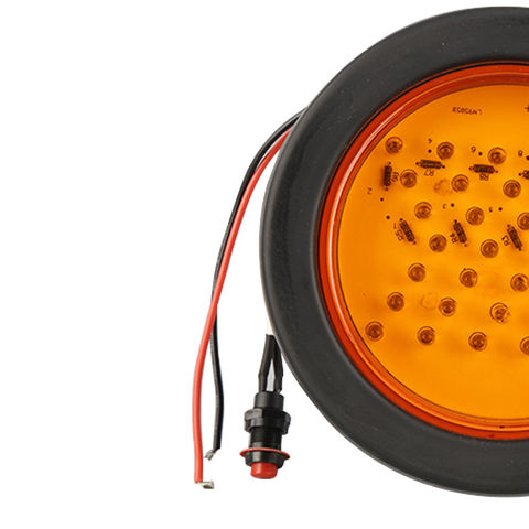 China Red Round 12V 24V Mini School Bus Turn Signal Lamps 35 Led Arrow ...