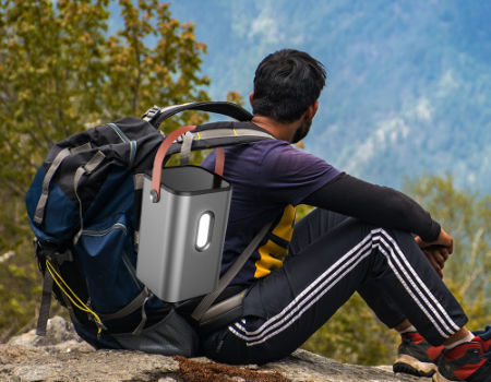 China 75000mAh/300Wh Portable power Packs source with AC USB QC DC ...