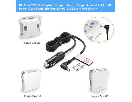 DC 12V Vehicle Car Charger CPAP DC Car Power Adapter Power Supply for ...