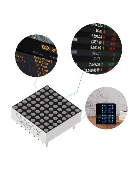 Dot matrix LED digital tube, dot matrix digital tube, led dot matrix ...