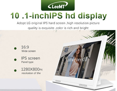 10 Inch L Shape Desktop Android Tablet With RK3128/3288 Rj45 POE NFC ...