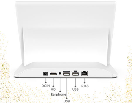 10 Inch L Shape Desktop Android Tablet With RK3128/3288 Rj45 POE NFC ...