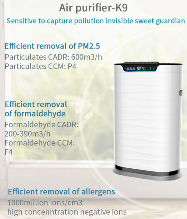 Olansi updated high efficiency commercial/hospital/hotel air purifier ...