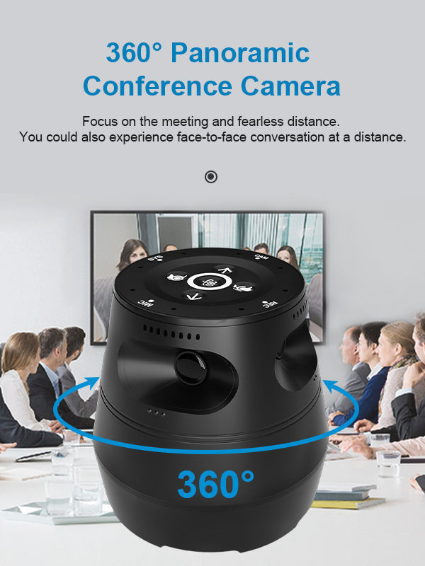 Luckimage Video Conference Cameras with 8 Array Microphone Panoramic ...