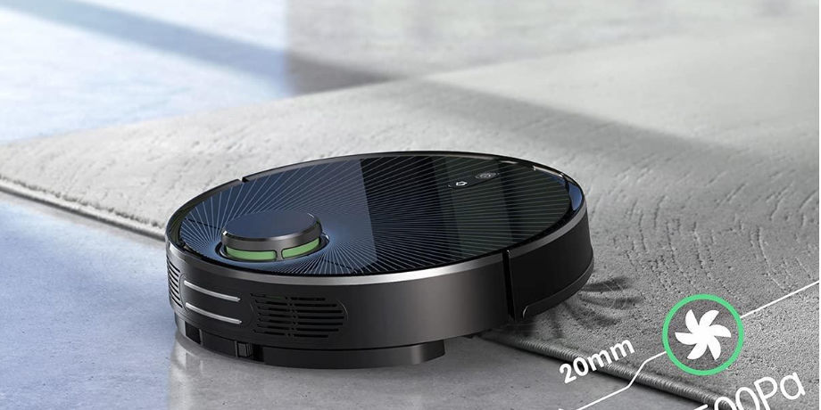 Robot Vacuum and Mop Cleaner Lidar Navigation Wi-fi Compatible with ...