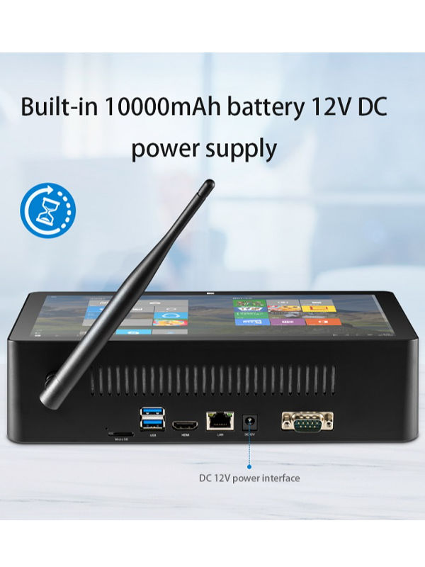 HMI 10.1 Inch Industrial Touch Monitors with Display 6GB+64GB Win 10 ...