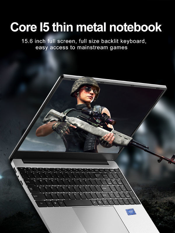 15.6inch AD metal shell Laptop Computer i5 8279U notebook pc netbooks M ...