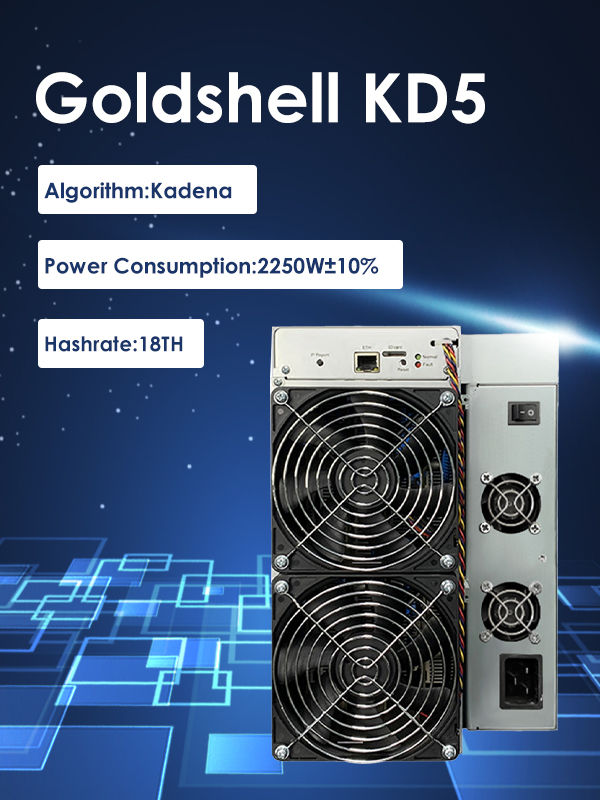 KD5 Asic Miner 18.7th/s 2250w Goldshell Kd5 Kadena KDA Miner, Goldshell ...