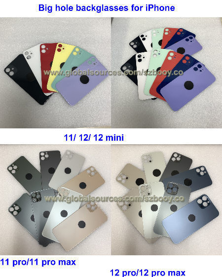 Battery Back glass for iPhone 11 11Pro 11Pro max with big hole housing ...