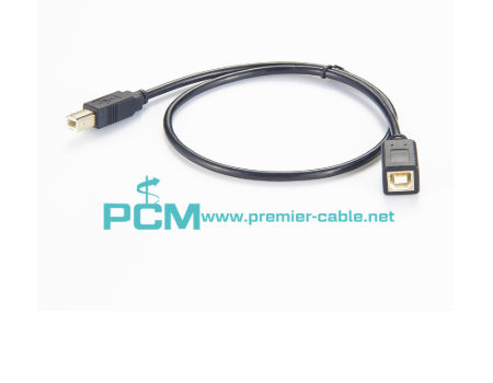 USB Extension Cable Type-B, printer cable USB 2.0 Type-B Printer Cable ...