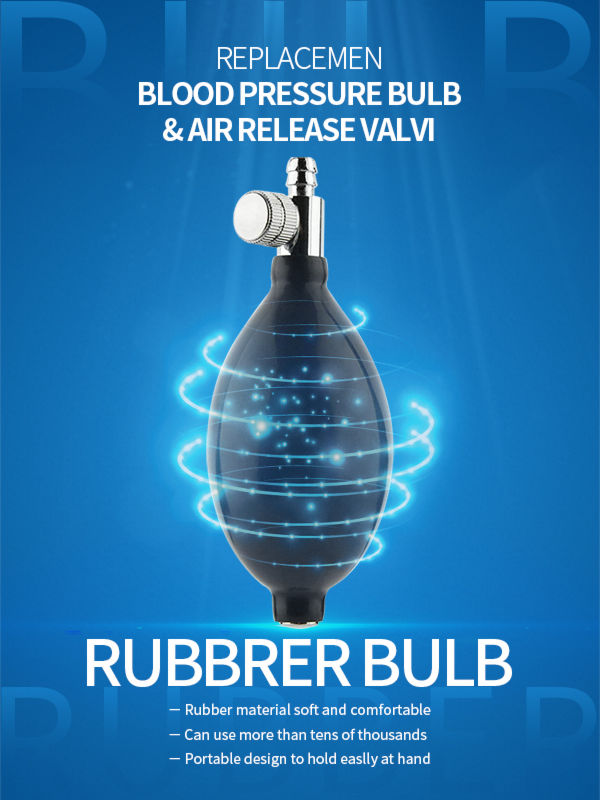 Blood pressure cuff bulb Rubber Air Bulb Pump with metal valves for ...