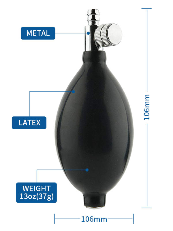 Blood pressure cuff bulb Rubber Air Bulb Pump with metal valves for ...