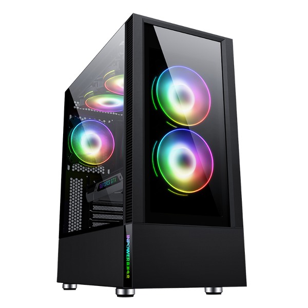 SAMA high transmission speed atx case tempered glass computer cabinet ...