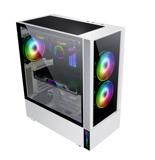 SAMA high transmission speed atx case tempered glass computer cabinet ...