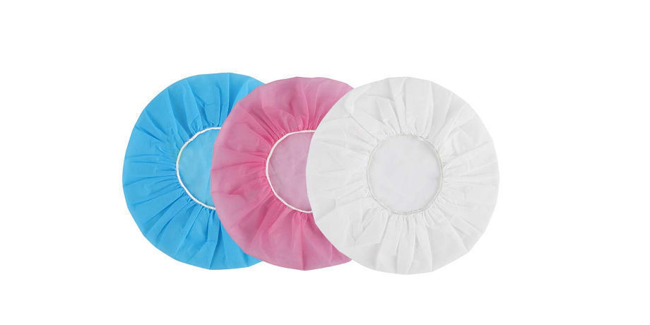 Disposable Non Woven Nurses Cap Double Elastic Doctor Caps, Strip cap ...