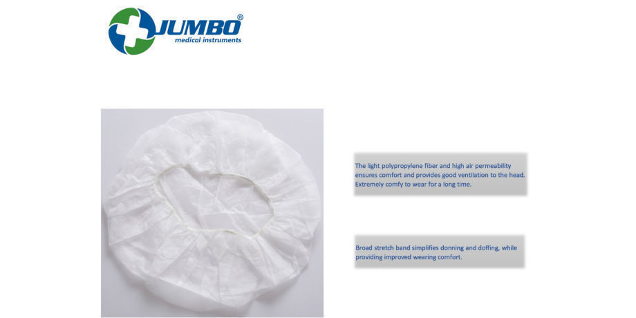 Disposable Non Woven Nurses Cap Double Elastic Doctor Caps, Strip cap ...