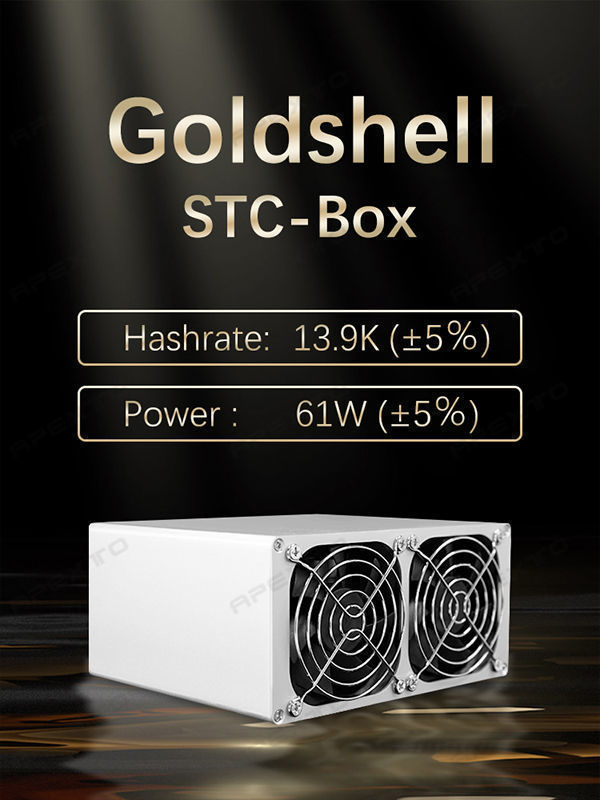 Goldshell family new Asic Blockchain STC starcoin miners 61W 13.92kh/s ...