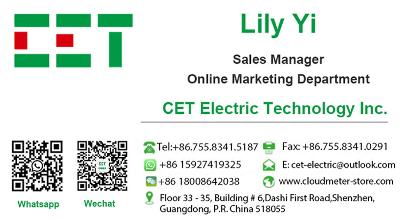 CET 3 Phase 4 Wire 96*96 LCD Display intelligent Multifunction Panel ...