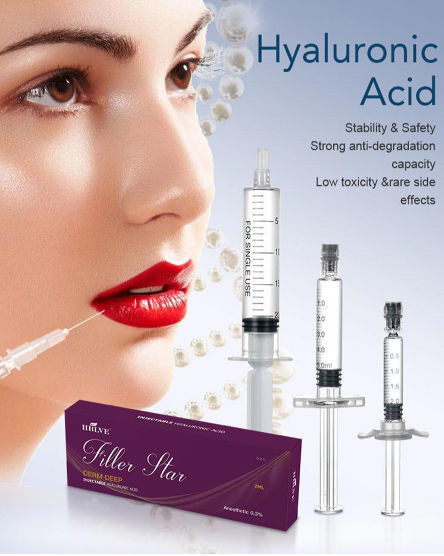 Ha Plurvel Inject Deep Line Dermal Face Eye Cross Linked Chin Hyaluronic Acid, cross linked ...