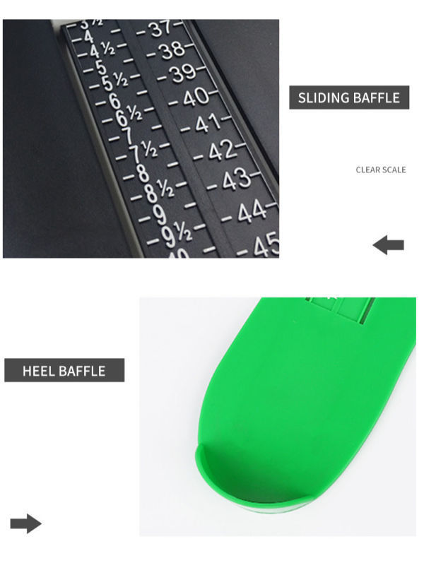 Colorful Plastic Foot Measuring Ruler Gauge Measurement Device For ...