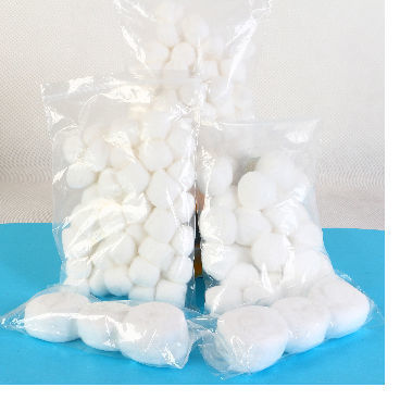 Original factory sterilized absorbent cotton ball medical cotton balls ...