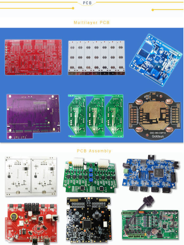 Green Soldermask Immersion Gold PCBA Custom Printed Circuit Board Assembly Manufacturer 8 Layer ...