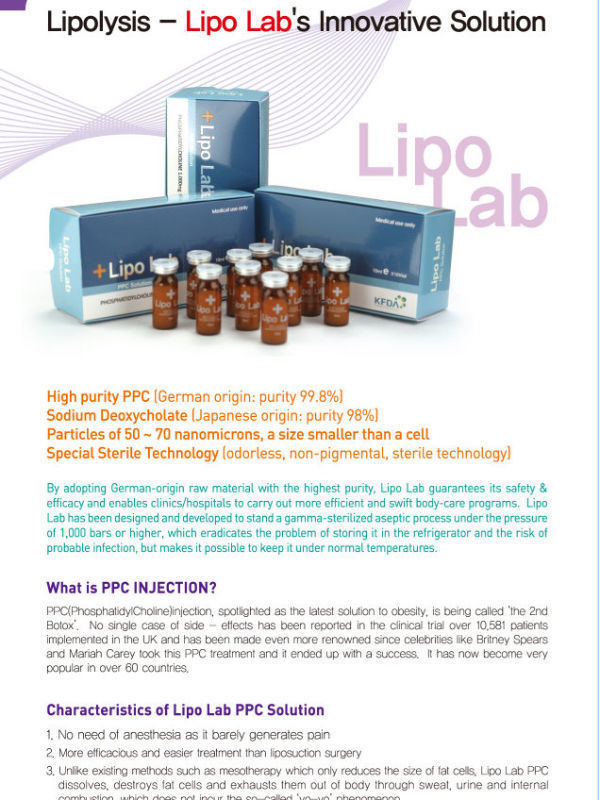 Lipo Lab Lipolab Lipolysis Injection Phosphatidylcholine Ppclipolytic ...