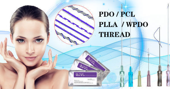 Absorbable Hilos Wrinkles Removal Skin Tightening PLLA Threads 30G 25mm ...