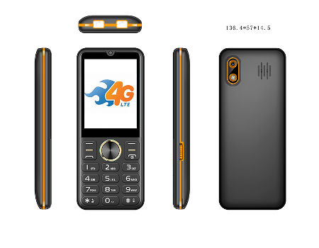 4G LTE unlocked mobile phones bar phone with 2500mAh big battery, 4G ...