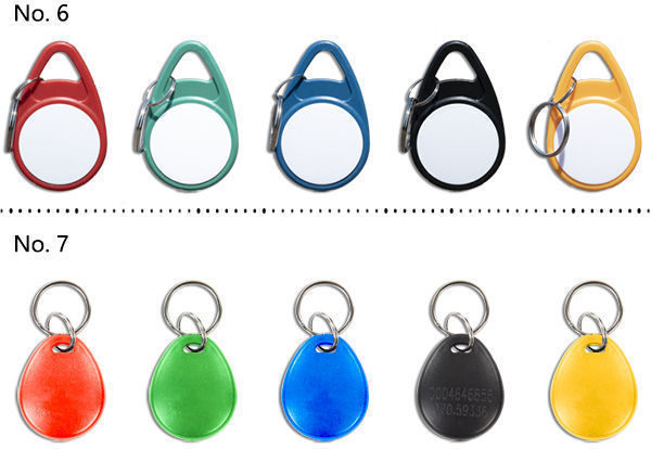 13.56MHz RFID Key Fobs Card ABS Plastic Keyfob NFC key Fobs RFID Door ...