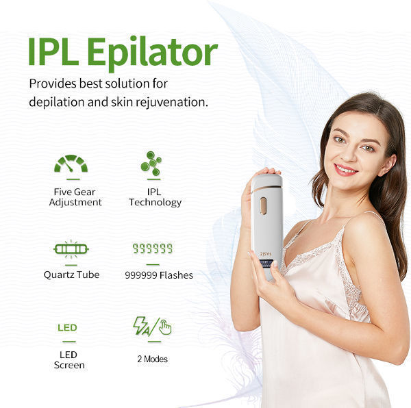 IPL Hair Removal Laser Permanent Epilator Melanin Remover Skin ...