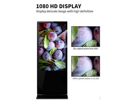 65 inch digital display screens smart high definition standing kiosk ...