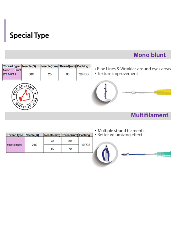 Pcl/PLA/ Plla Pdo Thread Lift Face V Lift 4D/5D/6D Cog Mono Screw ...
