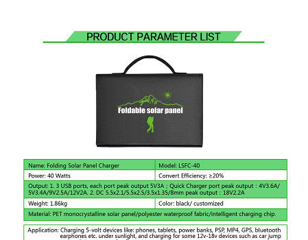 High Quality Multifunctional Large Capacity Portable Foldable Solar ...