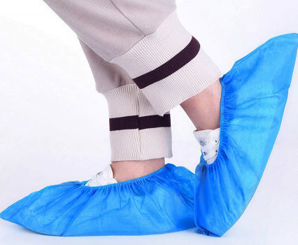Disposable Medical Non-Woven surgical non skid Shoe Cover anti slip ...