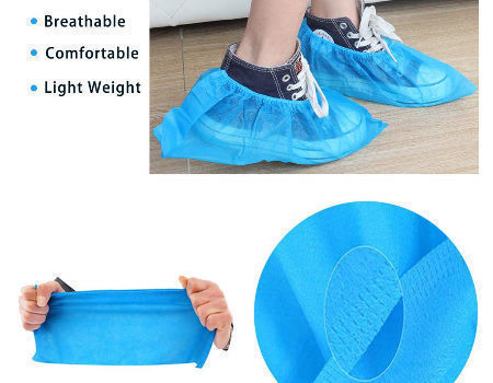 Disposable Medical Non-Woven surgical non skid Shoe Cover anti slip ...