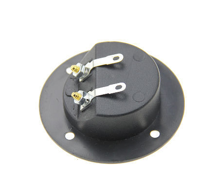 Hot 7.5cm Binding Round Gold Plate Push Spring Loaded Jacks Speaker Box ...