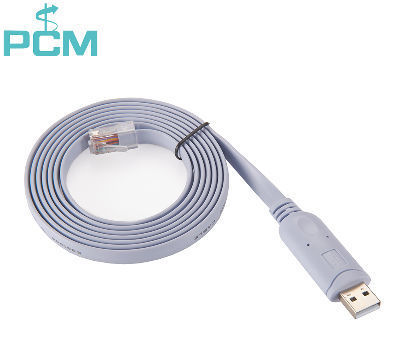 USB to RJ45 Rollover Console Cable with Built in FTDI Micro Chip for ...