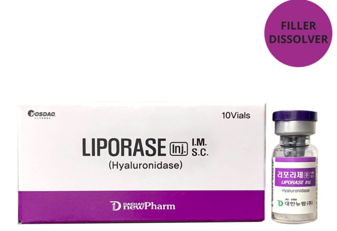 Liporase - 1500iu Lyophilized Hyaluronidase Daehan New Pharm S.Korea 10 ...