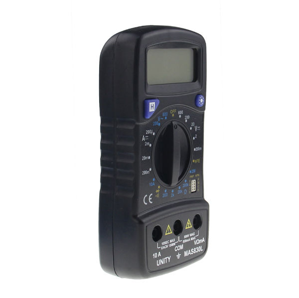 Large screen DT830L Digital Multimeters AC DC Measure Current Voltage ...