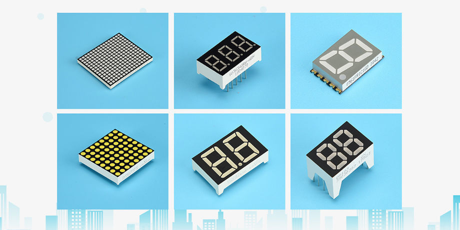 2-digit LED displays household appliances 0.47-inch display rectangular ...